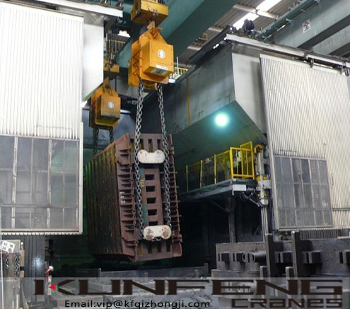 Belt Electric Suspension Load Turning Device - KUNFENG CRANE