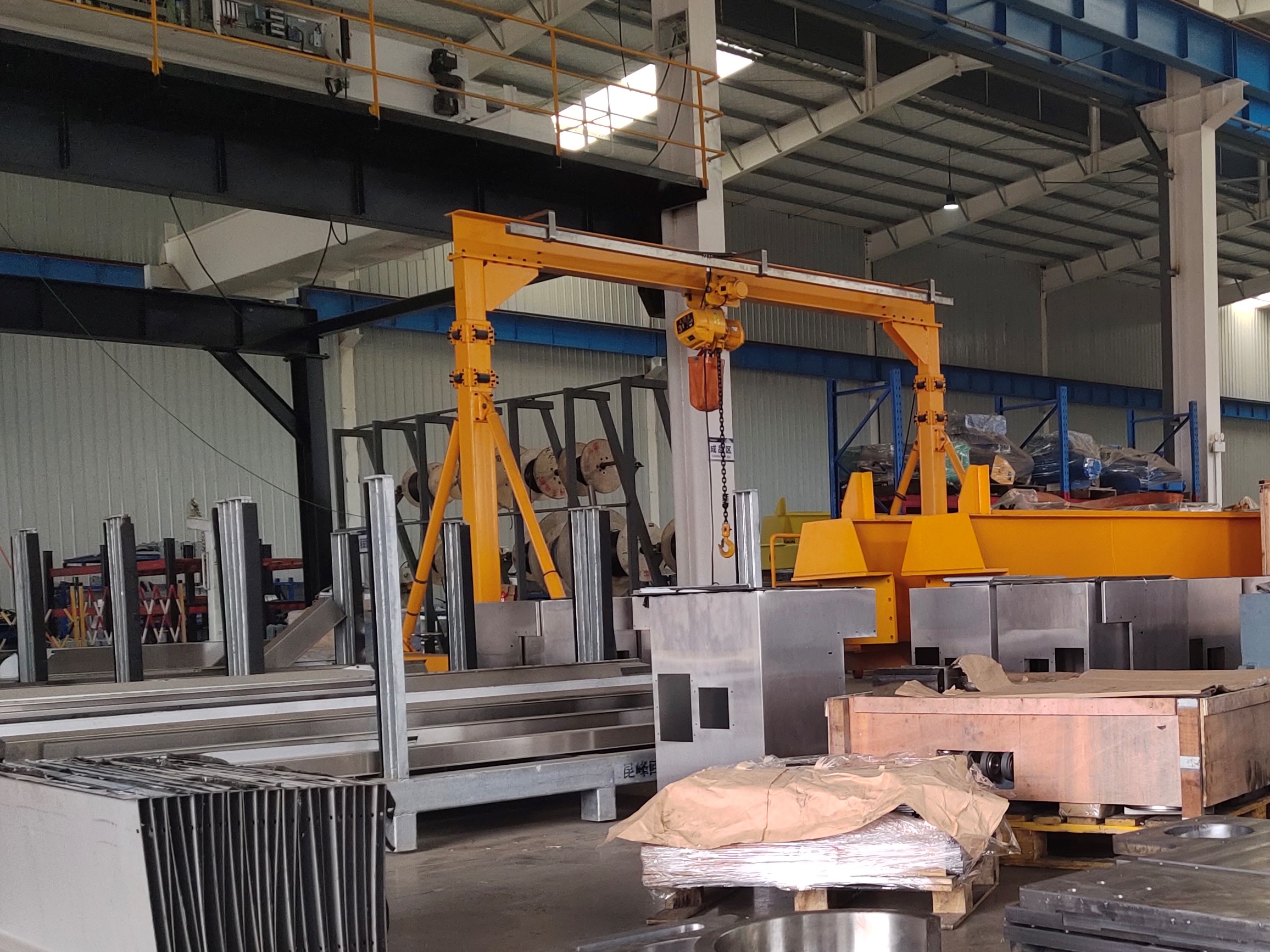 Clean Room Portable Gantry Crane | Custom Crane